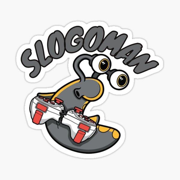 "crazy slogoman" Sticker for Sale by storented16 | Redbubble