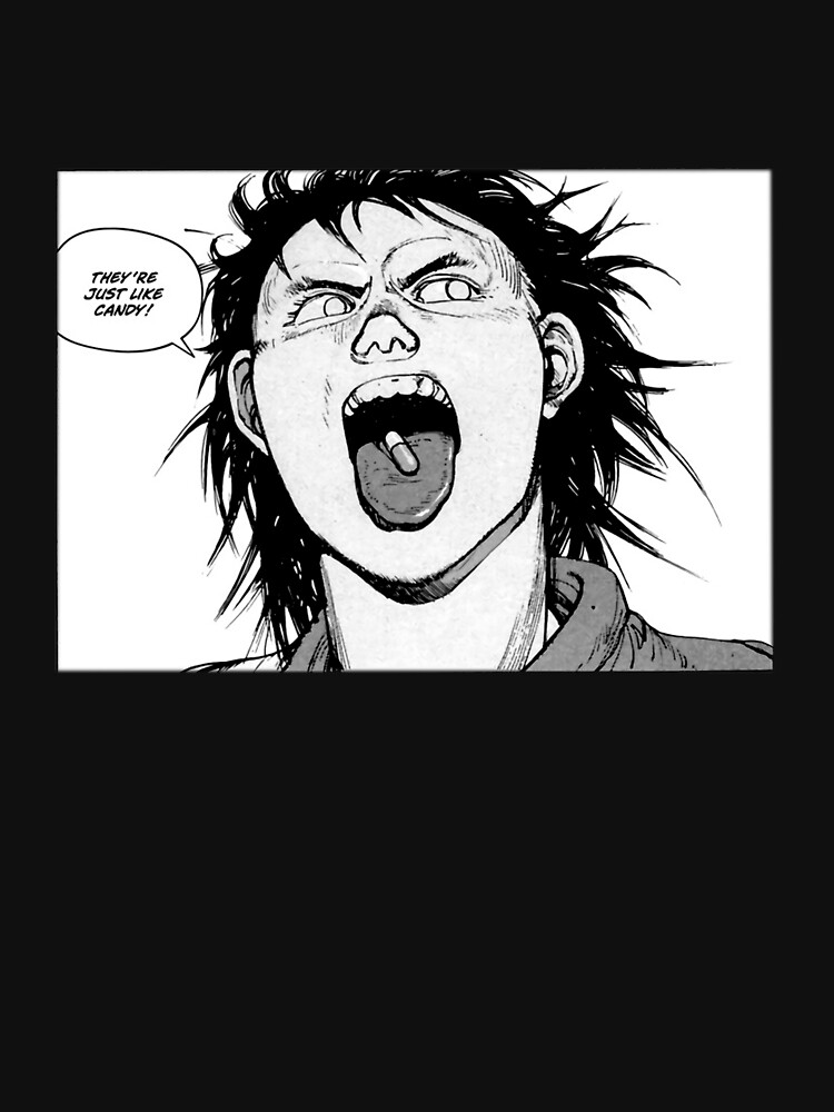 "Akira Tetsuo Pill" T-shirt for Sale by EdwardSmith21 | Redbubble ...