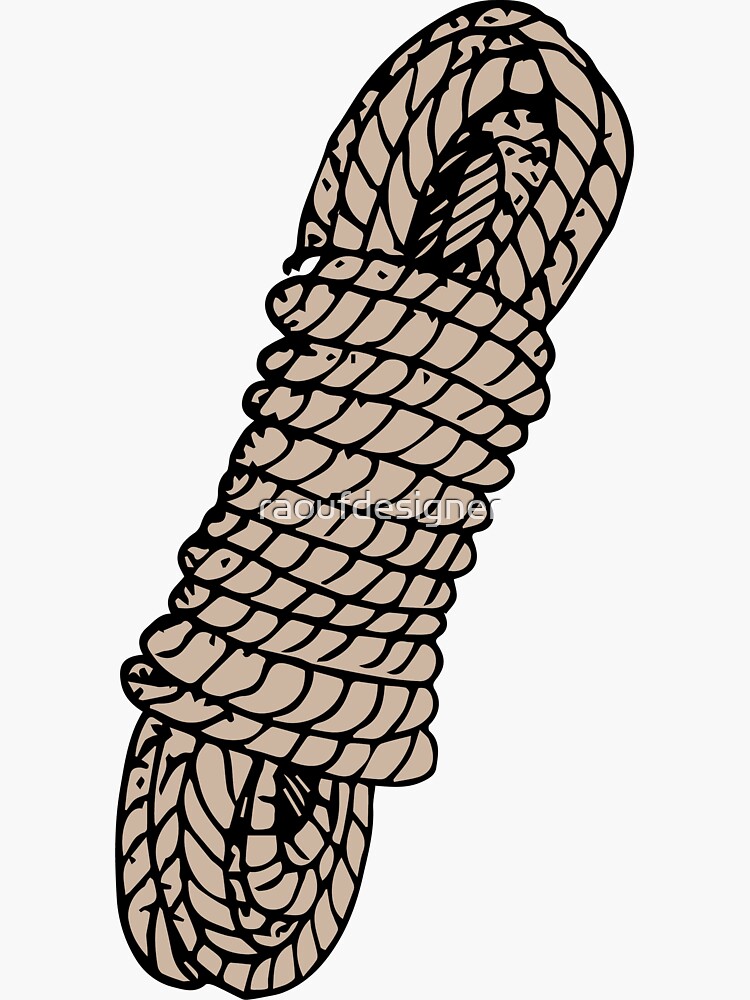 "camping rope sticker" Sticker for Sale by raoufdesigner | Redbubble