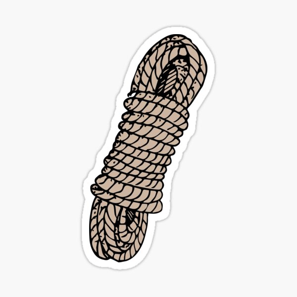 "camping rope sticker" Sticker for Sale by raoufdesigner | Redbubble