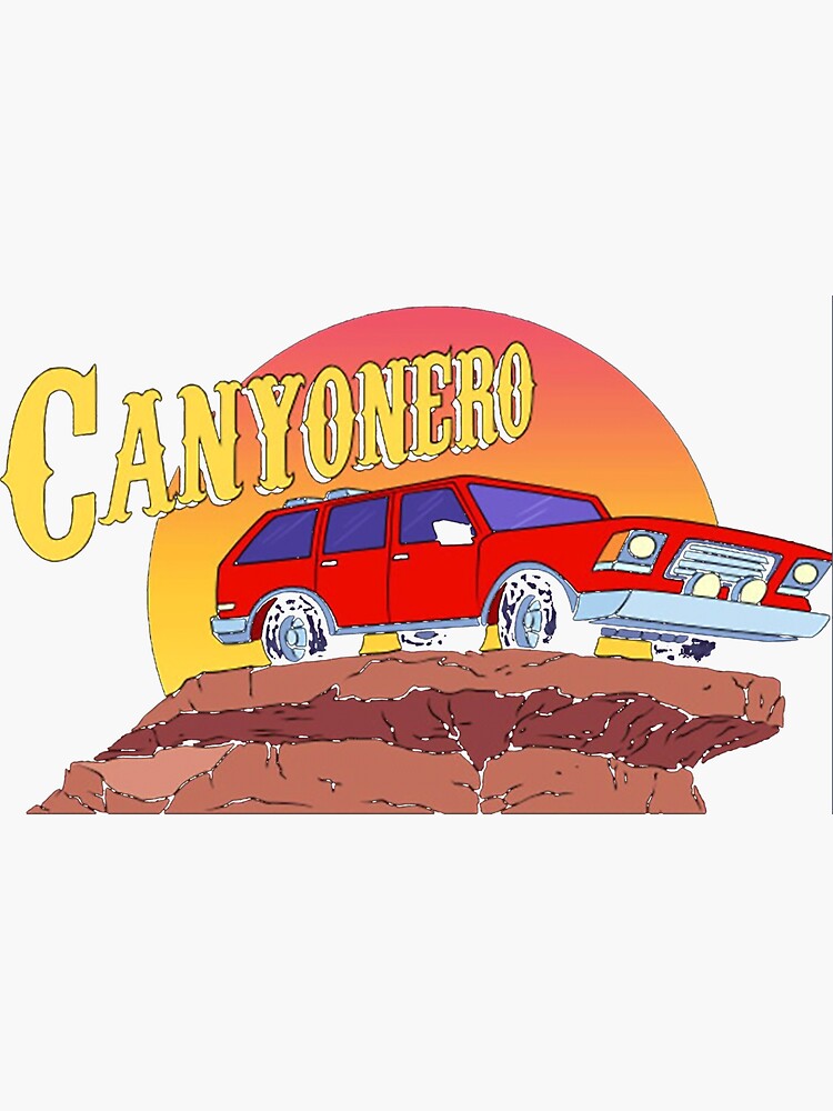 Pegatina «Canyonero» de lisatod | Redbubble