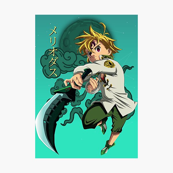 "Meliodas Full Counter - Seven Deadly Sins" Photographic Print for Sale ...