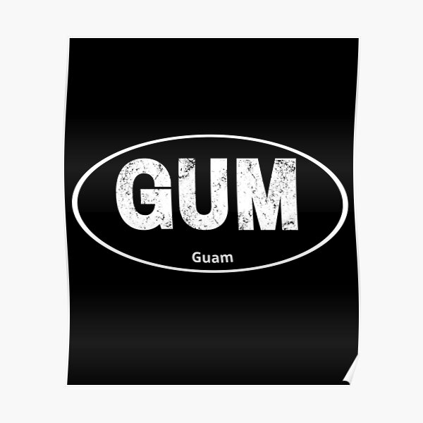 "Guam Pride Call Letters" Poster for Sale by ShowMePride | Redbubble