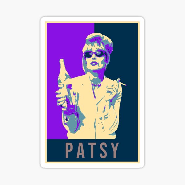" Illustration Pop Art Patsy" Sticker for Sale by VikingZen | Redbubble