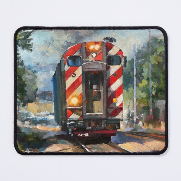 "The Metra Train " Mouse Pad for Sale by MarySwift-Art | Redbubble