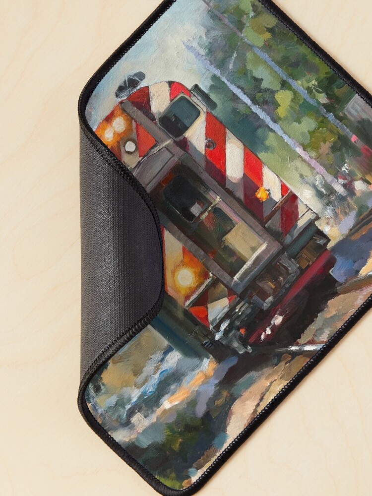 "The Metra Train " Mouse Pad for Sale by MarySwift-Art | Redbubble