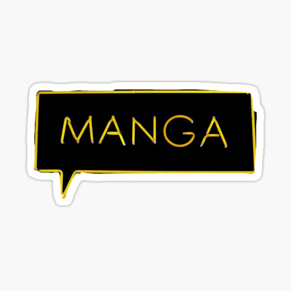 "Mange Anime Sticker" Sticker by Fairycatart | Redbubble