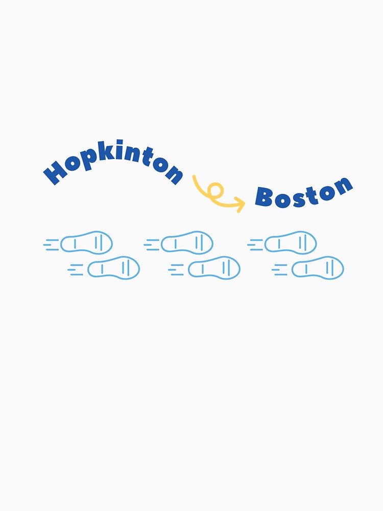 "Hopkinton to Boston Marathon" Pullover Hoodie for Sale by alemons ...