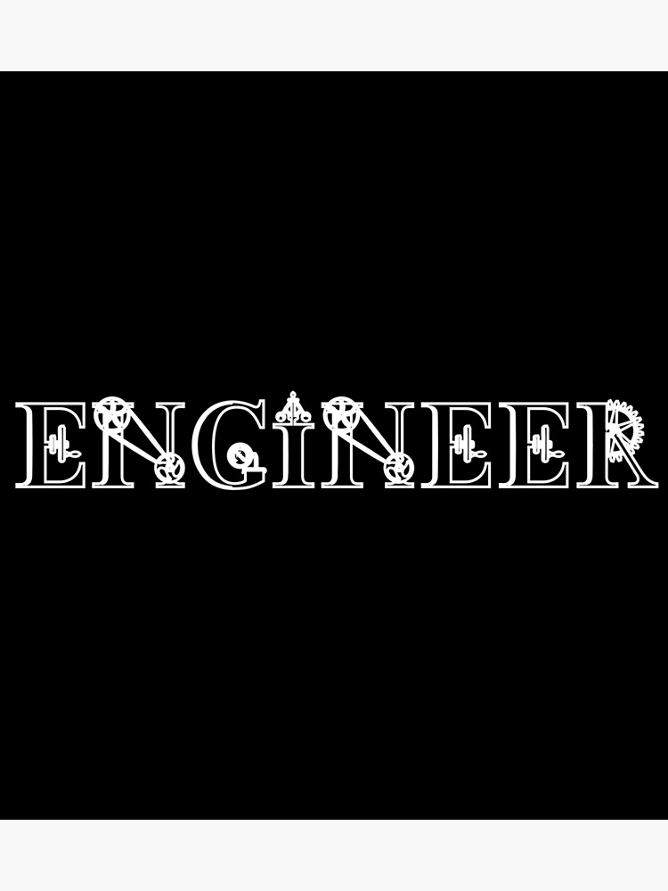 Engineer Title Written Right Onto Your Chest/laptop! - Cool Premium ...