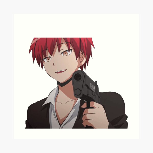 "Karma Akabane gun" Art Print for Sale by snailhunter66 | Redbubble