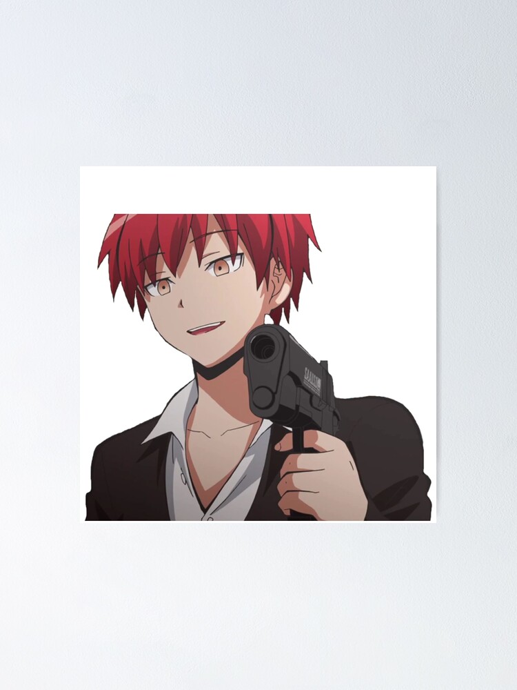 "Karma Akabane gun" Poster for Sale by snailhunter66 | Redbubble