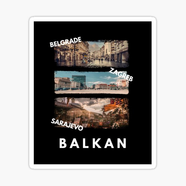 "Balkan design" Sticker for Sale by Jovanovich- | Redbubble