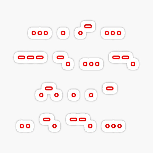"Seasons Greetings morse code" Sticker for Sale by bravoalpha | Redbubble