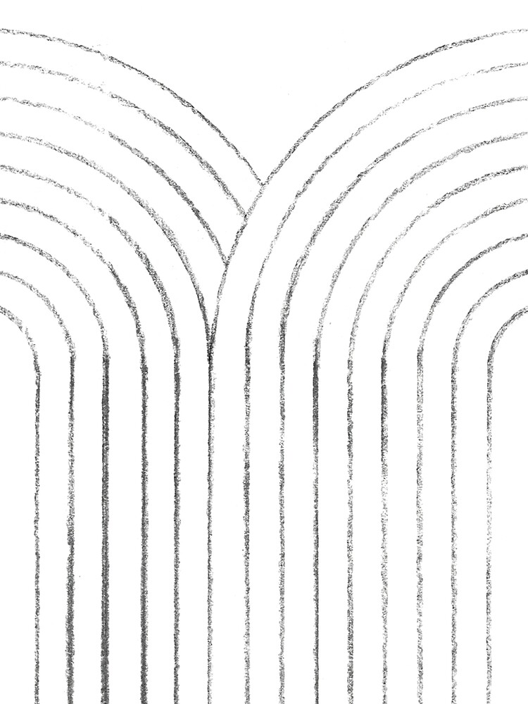 "Abstract mid century line art" Poster by WhalesWay | Redbubble