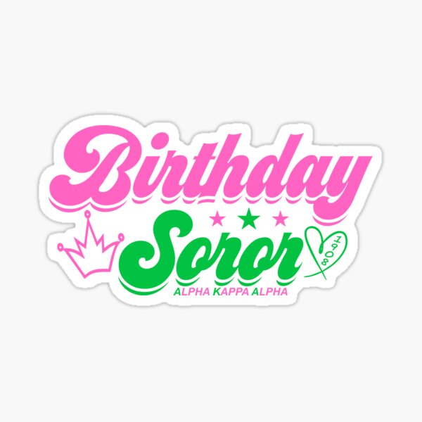"Birthday Soror 1908 AKA, Birthday Gifts for AKA Sorority Women, Aka ...