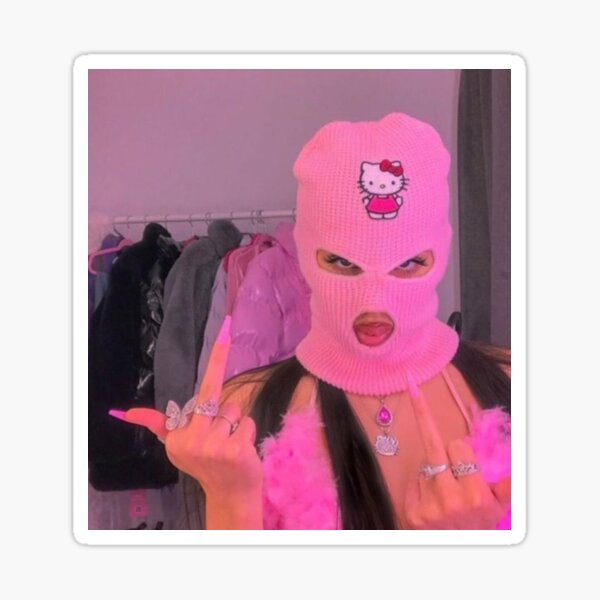 "pink aesthetic baddie" Sticker for Sale by aestheticcanada | Redbubble