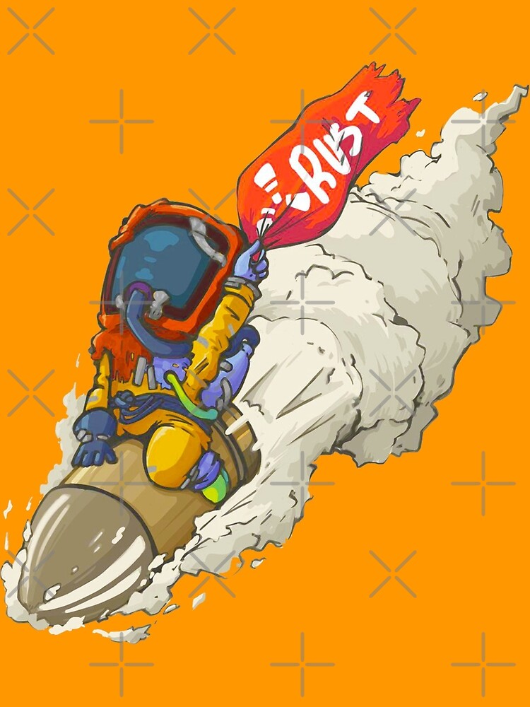 "Rust cute hazmat flying" Art Print for Sale by GamersHeaven | Redbubble