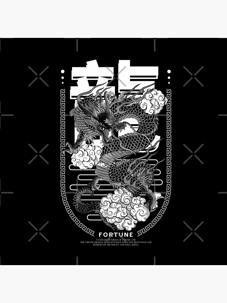 "DRAGON - Streetwear Modern Graphic Design White" Poster for Sale by ...