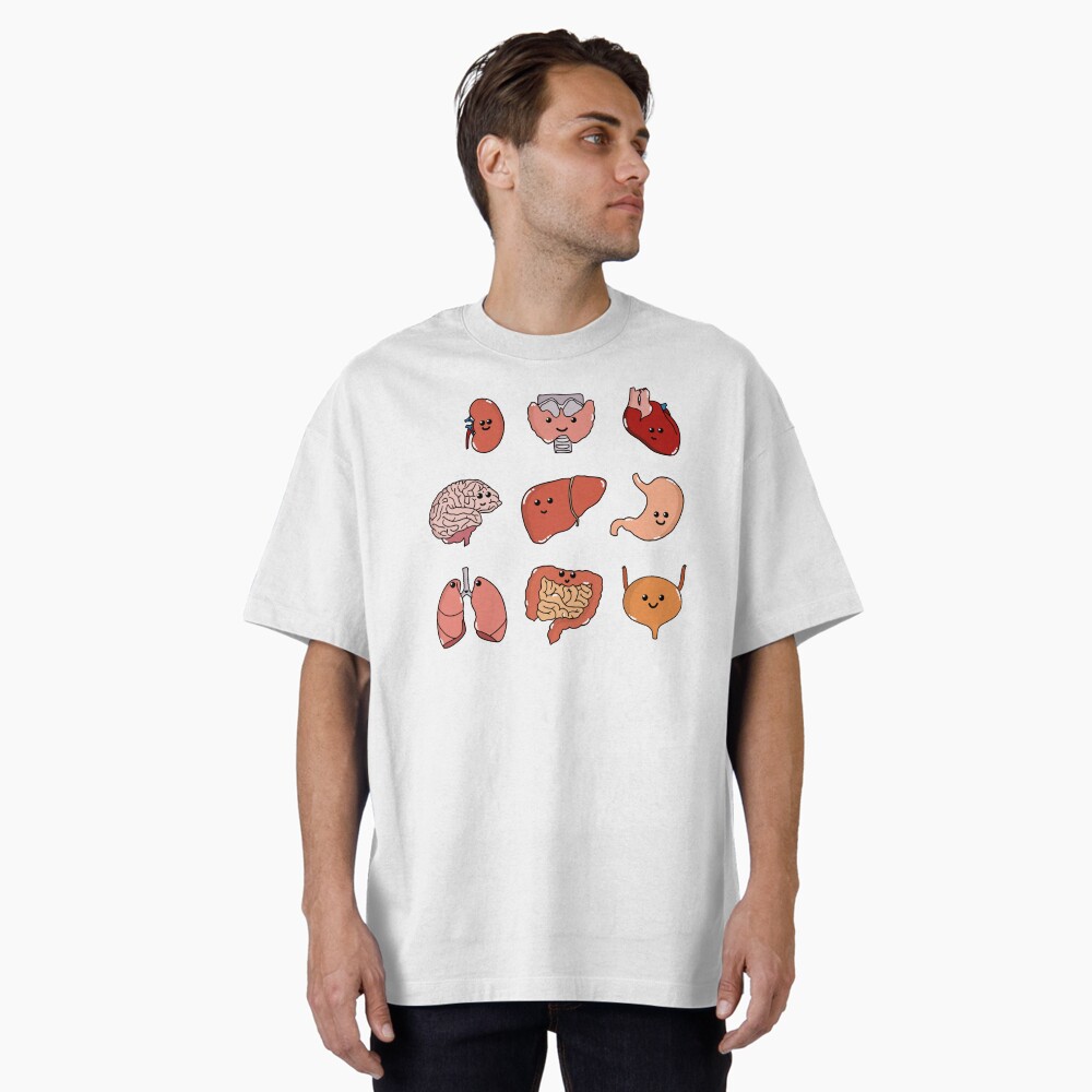 "Cute Smiling Organs" Sticker for Sale by KatherineWinner | Redbubble