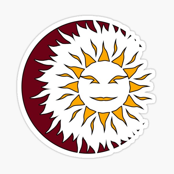 "Smiling Sun" Sticker for Sale by CustomHDman | Redbubble