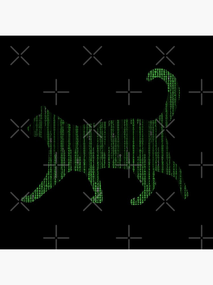 "Matrix cat" Poster for Sale by ARTDAMPLUS | Redbubble