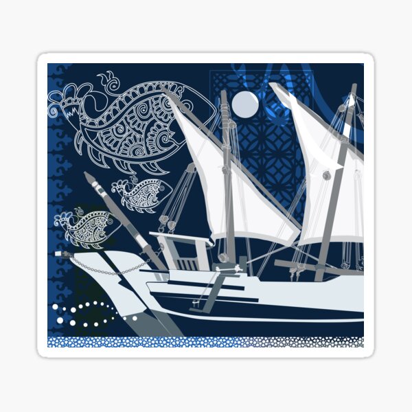 "Arabian Design_10" Sticker for Sale by LANDOFDILMUN | Redbubble