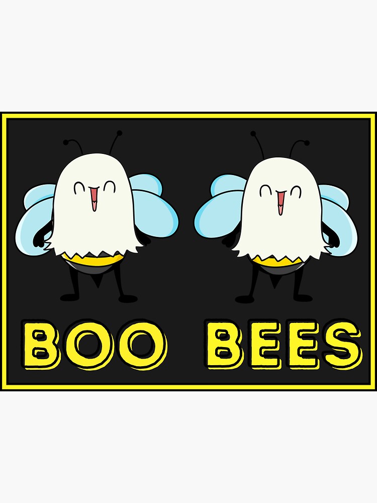 "Boo Bees - Bees Trick or Treat - Halloween Bees" Sticker for Sale by ...
