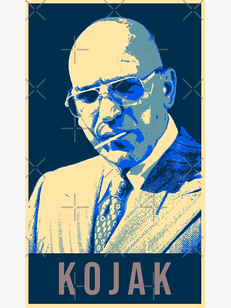 " Illustration Pop Art Kojak" Poster by VikingZen | Redbubble