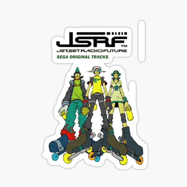 "Jet Set Radio Future Soundtrack Cover " Sticker by Hillstrom45 | Redbubble