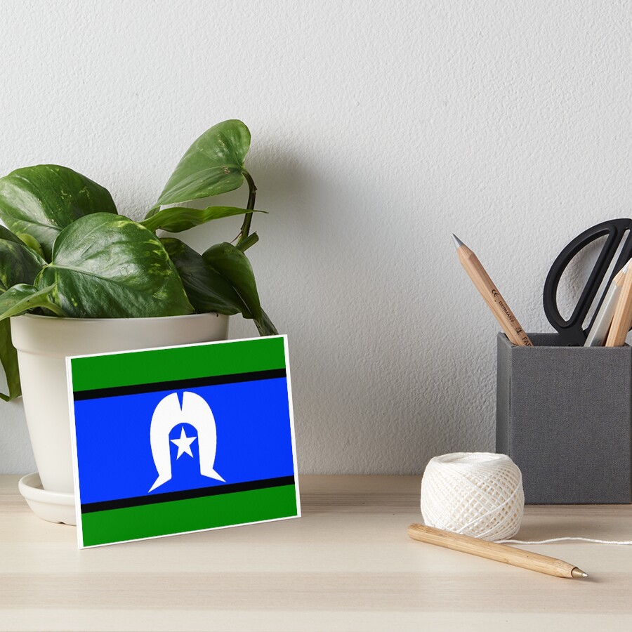 "Flag of the Torres Strait Islanders" Art Board Print for Sale by mo91 ...