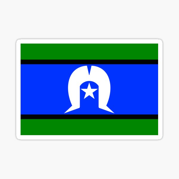 "Flag of the Torres Strait Islanders" Sticker for Sale by mo91 | Redbubble