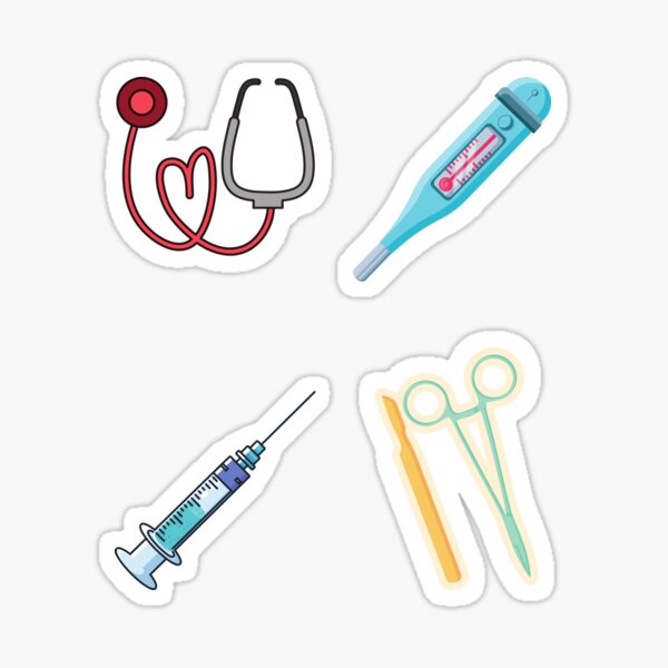 "Doctor Nurse Sticker Pack" Sticker for Sale by Magic-Stone | Redbubble