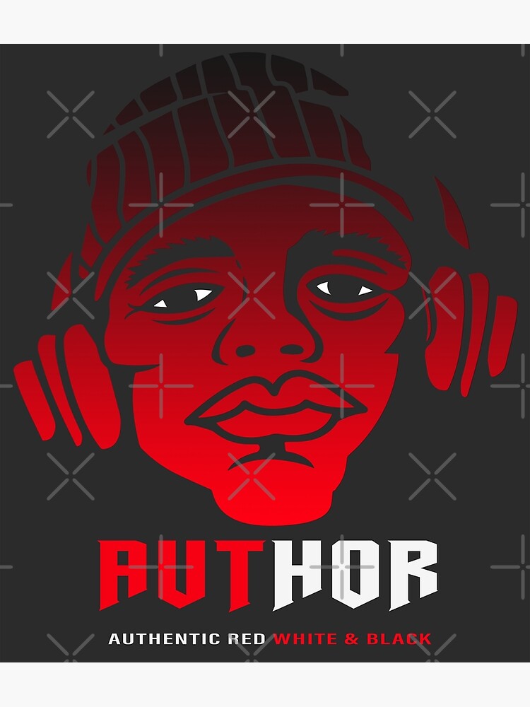 AUTHOR OF THE COLORS RED WHITE BLACK Poster By HIZstory Redbubble author-of-the-colors-red-white-black-poster-by-hizstory-redbubble