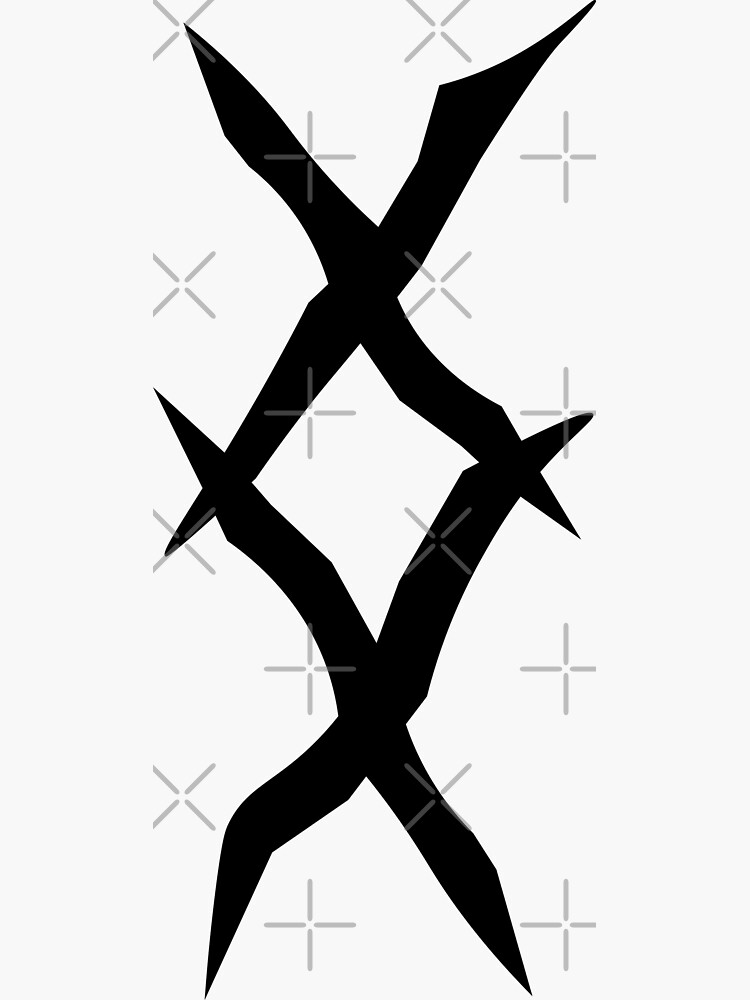 "Nordic Runes Inguz" Sticker for Sale by LuckyBurgh | Redbubble
