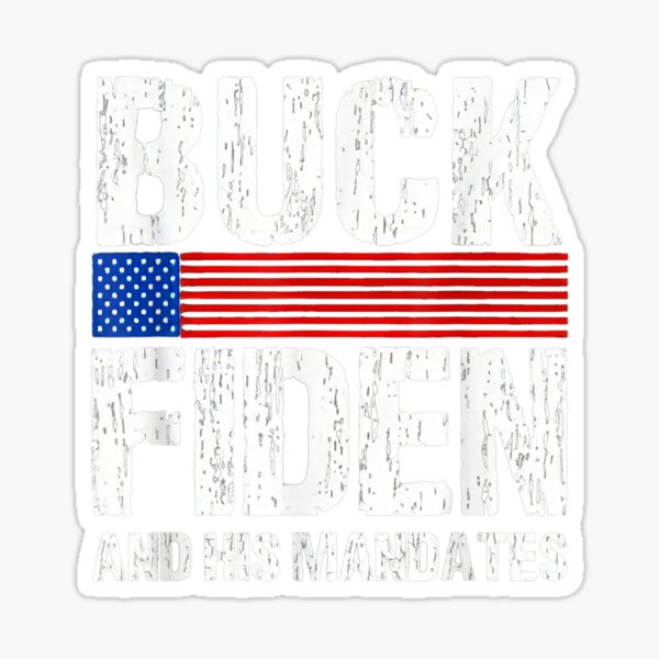 "Buck Fiden And His Mandates " Sticker for Sale by KulkarnielBasan ...