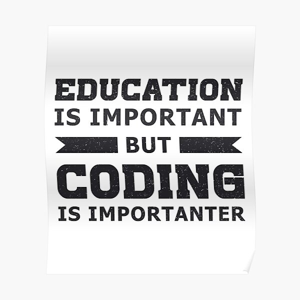 "Medical Coder Coding Is Importanter ICD Programmer" Poster for Sale by tshirtconcepts | Redbubble