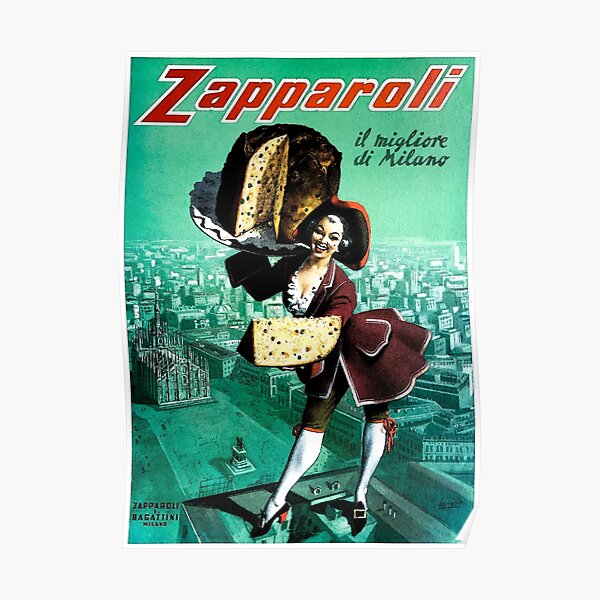 "Zapparoli, il Migliore di Milano Poster" Poster for Sale by Orca ...