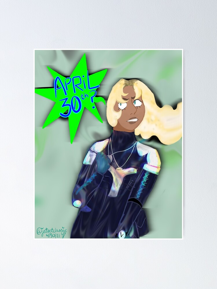 "MGS2 - April 30th?!" Poster by aricaitlyn | Redbubble