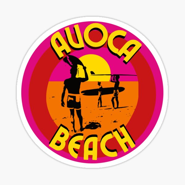 "Avoca Beach Endless Summer Surf" Sticker for Sale by GaietyPress ...