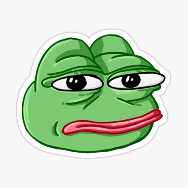 "Pepe Frog Memes" Sticker for Sale by Miraj-Shop | Redbubble