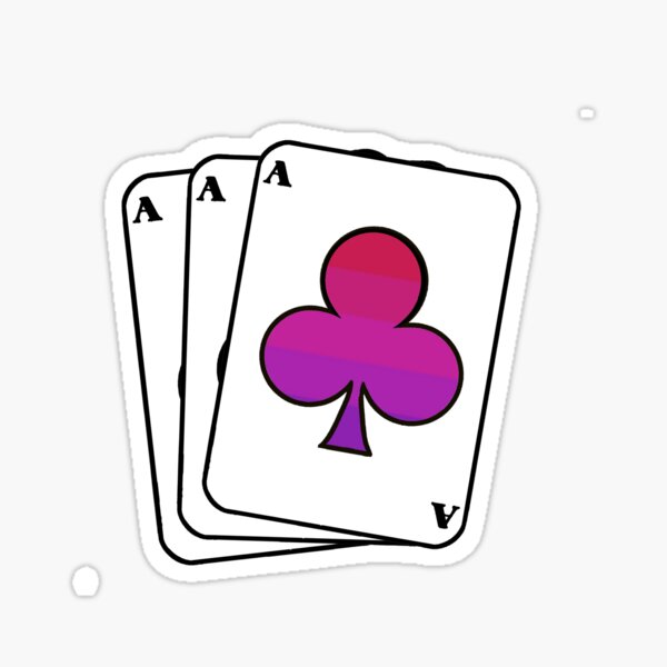 "Aceflux pride card" Sticker for Sale by DueNorthArtist | Redbubble