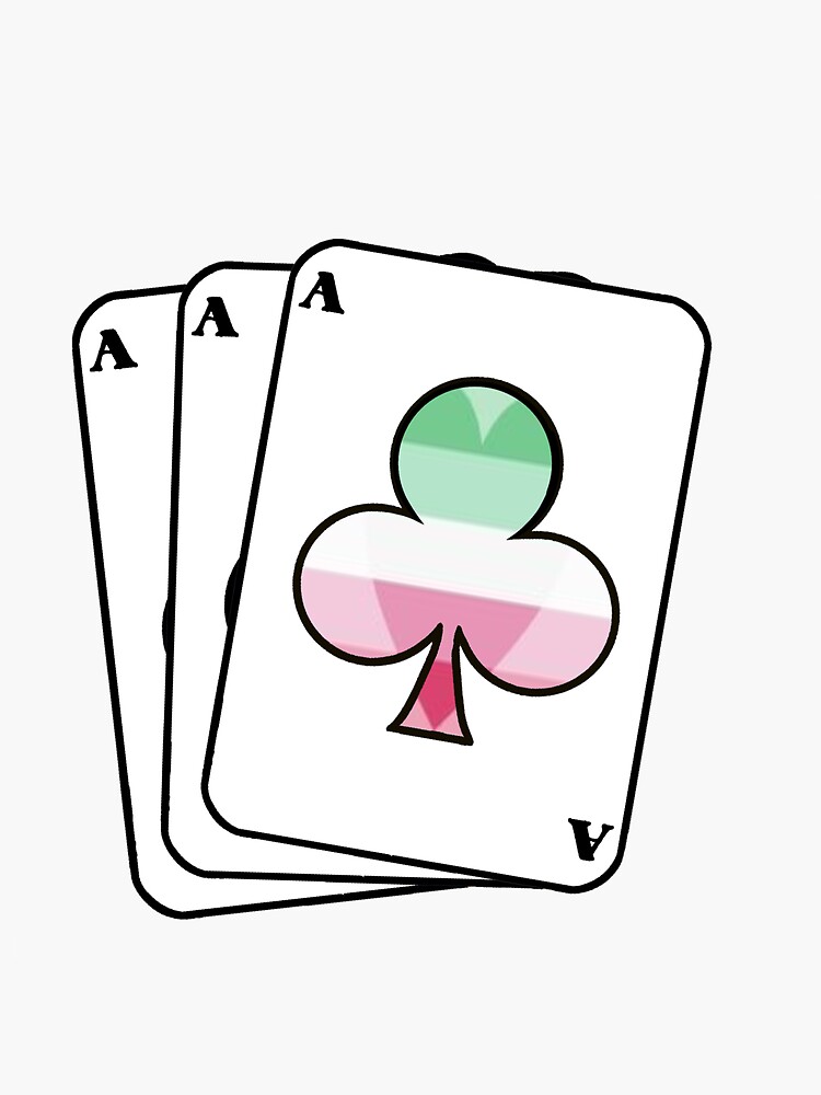 "Abroromantic pride card" Sticker for Sale by DueNorthArtist | Redbubble