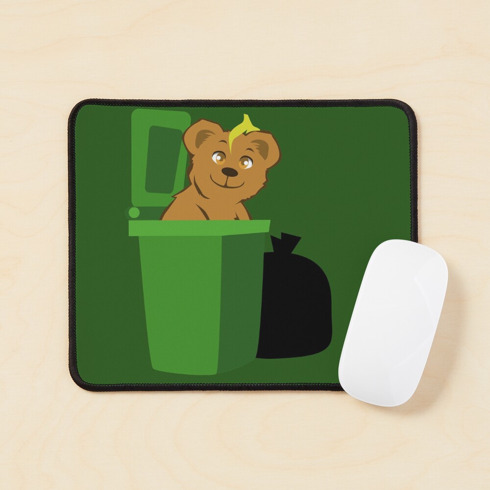 "A Bear Raiding the Trash Bin" Sticker for Sale by thekohakudragon ...