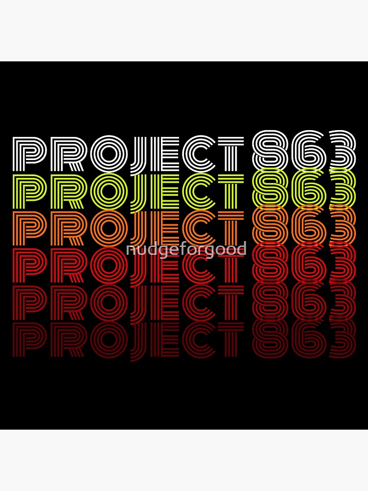 "Project 863 Vintage" Poster for Sale by nudgeforgood | Redbubble