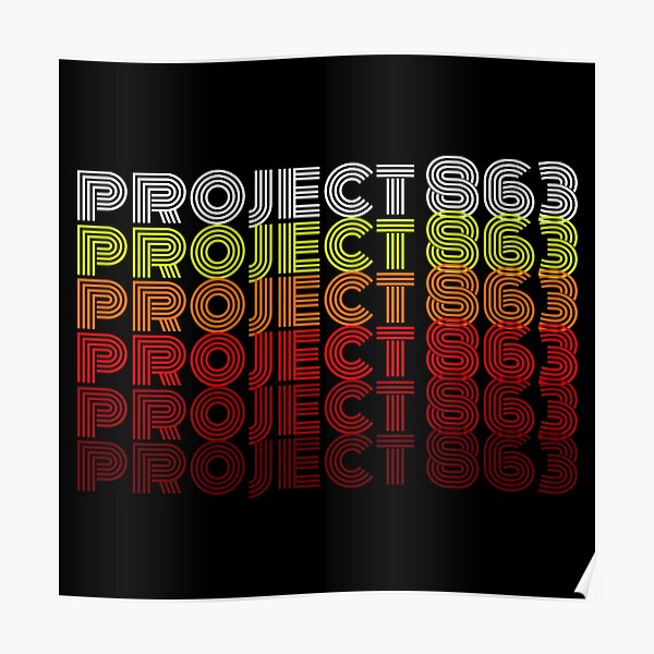 "Project 863 Vintage" Poster for Sale by nudgeforgood | Redbubble