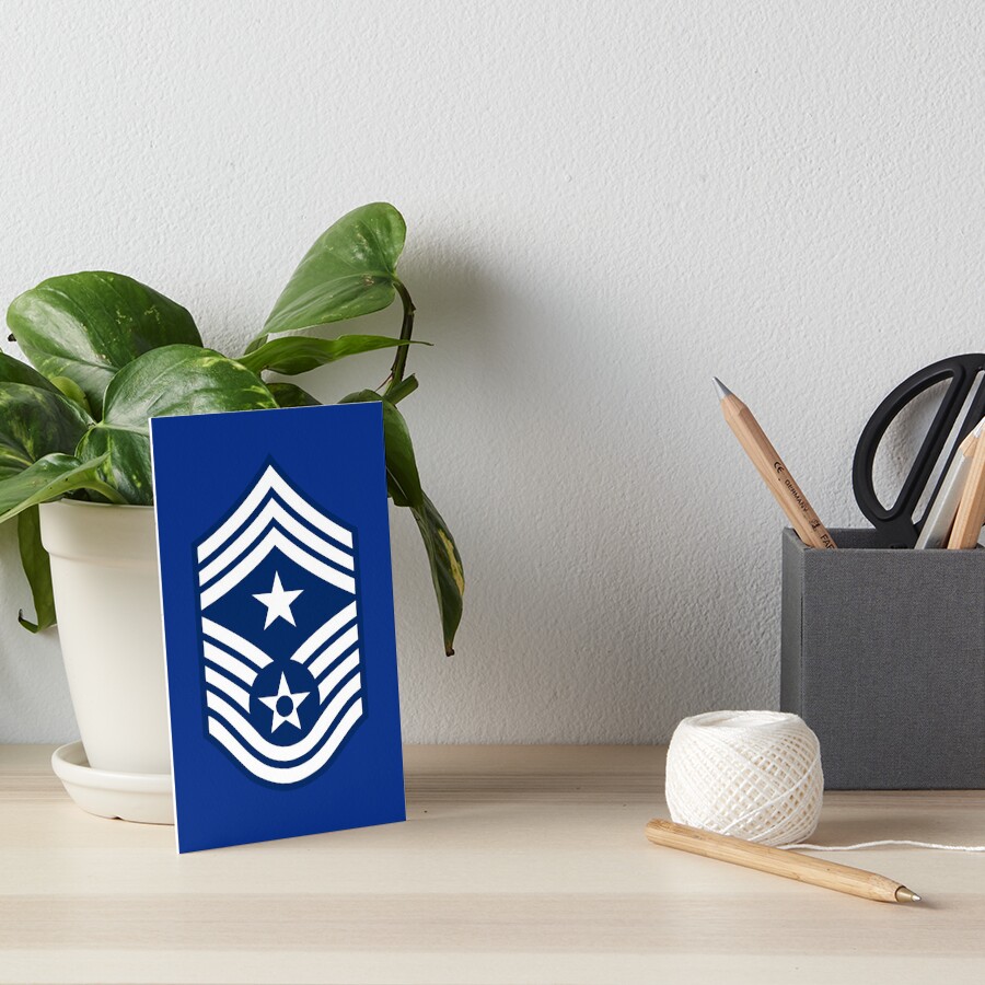 "USSF - COMMAND CHIEF MASTER SERGEANT OF THE SPACE FORCE" Art Board ...