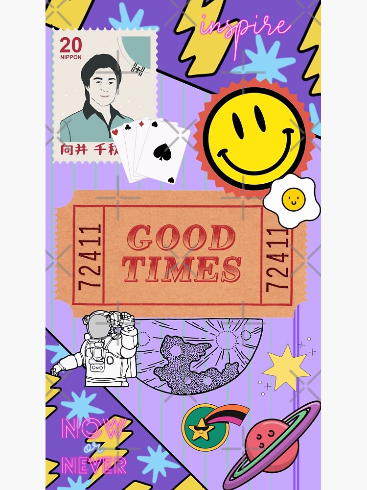 "Good times" Sticker by Ttynotes | Redbubble