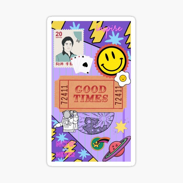 "Good times" Sticker by Ttynotes | Redbubble