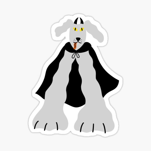 "demon dog " Sticker for Sale by Lerarum | Redbubble