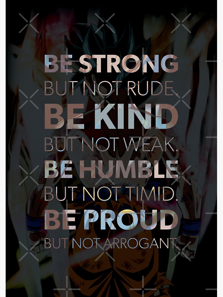"Be Strong Not Rude - Gym Motivational" Sticker for Sale by gohanflex ...